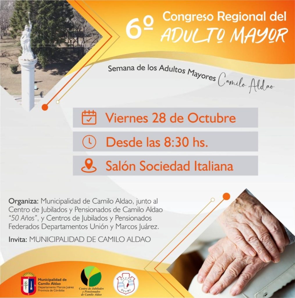 Camilo Aldao: Celebra el 6to. Congreso Regional Del Adulto Mayor – Red ...
